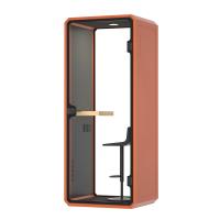 China Noise Reduction Quiet Work Pods Office Sound Proof Booth With Desk And Chair for sale