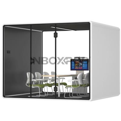 China Modular Office Prefab Soundproof Room Sound Insulation Acoustic Meeting Pods for sale