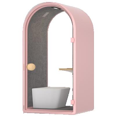 China Home Sound Barrier Study Pods Stylish Sound Proof Glass Cabin for sale