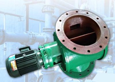 China Cast Iron Round Flange Power 2L/R Rotary Air Lock Valve for sale