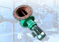 China Normal Temperature Impeller Feeder Rotary Valve 16L/R Ajustable Speed for sale