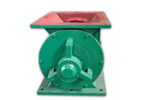 China Handling Power Material Impeller Feeder Star Type Ash Unloading Valve Cast Iron for sale