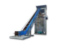 China Enclosed  Industrial Conveyor Belts High Lifting Height 50-60HZ Frequency Energy Saving for sale