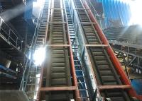 China Carbon Steel Enclosed Sidewall widt 500mm Inclined Belt Conveyors for sale