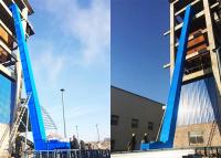China Vertical Cleated Incline Conveyor , Variable Speed Belt Conveyor Sludge Lifting for sale