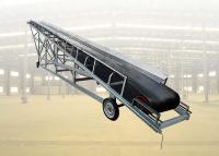 China Lifting Mobile Loading Conveyor , Bulk Material Handling Conveyors Height Adjustable for sale