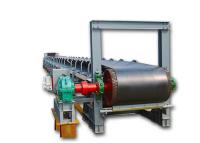 China Rubber Belt Conveyor Machine , Troughed Belt Conveyor Carbon Steel Material for sale