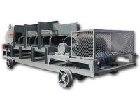 China Double Driving Fixed Reversible Belt Conveyor Light Weight Stable Running for sale