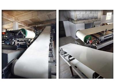 China Silicone Conveyor Belt , PVC Automatic Conveyor Belt  Carbon Steel Hopper for sale