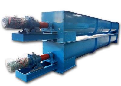 China Hanger Bearing 85.3m3/H U Trough Screw Conveyor For Bulk Mterial for sale