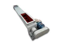 China Inclined Flexible Auger Conveyor Continuous Transportation Equipment Smiple Structure for sale