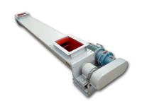 China 5000kg U Trough Screw Conveyor Large Load Capacity Carbon Steel Horizontal for sale