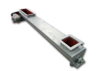 China 5000kg U Trough Screw Conveyor Large Load Capacity Carbon Steel Horizontal for sale