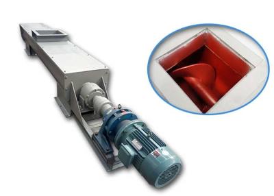 China Carbon Steel Continuous Dia 400mm trough screw conveyor for sale