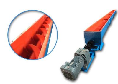 China Long Distance Continuous Pitch 355mm Auger Screw Conveyor for sale