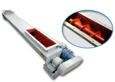 China Sawdust  Auger Conveyor , Chip Auger Conveyor High Sealing Performance for sale