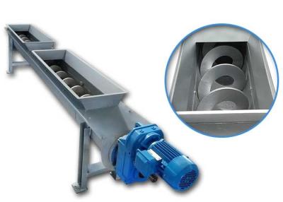 China Dia 400mm U Trough Screw Conveyor For Fertilizer Plant for sale