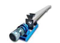 China Bulk Material U Trough Screw Conveyor Inclined Tubular Shafted Spiral Screw Conveyor for sale