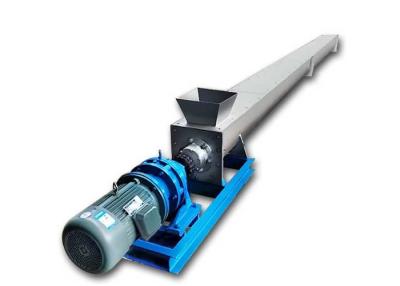 China Bulk Material U Trough Screw Conveyor Inclined Tubular Shafted Spiral Screw Conveyor for sale