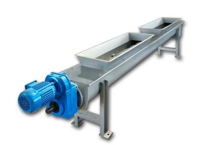 China Fully Enclosed U Trough Screw Conveyor Adjustable Height Speed Long Durability for sale