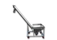 China Stainless Steel 304L Tubular Screw Conveyor Auger Diameter  163mm for sale
