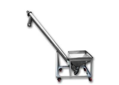 China Stainless Steel 304L Tubular Screw Conveyor Auger Diameter  163mm for sale