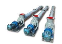 China 45 Degree Cement Screw Conveyor , Inclined Screw Conveyor With Hopper for sale