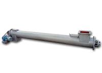 China Cargo Unloading Auger Screw Conveyor Fixed Casing Small Cross Section Size for sale