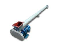 China Cargo Unloading Auger Screw Conveyor Fixed Casing Small Cross Section Size for sale