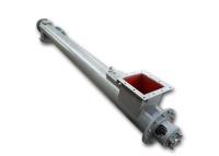 China High Inclined Tubular Screw Conveyor Continuous Working Simple Construction for sale
