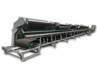 China Electric Drum Wide  Inclined Belt Conveyor Small Space Occupancy Custom Design for sale