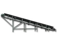 China Inclined Belt Conveyor , Automatic Conveyor Belt Carbon Steel Structure for sale