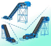 China Reinforced Cleated Heavy Duty Conveyor Durable Tough  High Tensile Strength for sale