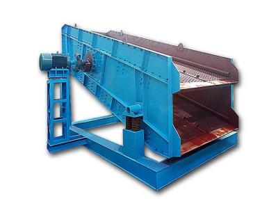 China Dry Ore Powder Vibro Sieve Machine , Soil Sieving Machine Singel Deck for sale