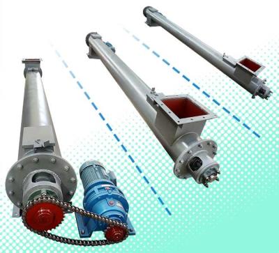 China Carbon Steel Tubular Screw Conveyor , Horizontal Screw Conveyor Adjustable Speed for sale