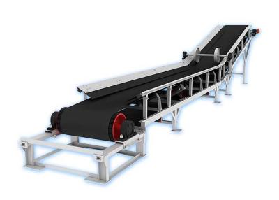 China Dry Sand Mining Inclined Belt Conveyor Fully Enclosed 70-278 Ton Per Hour for sale
