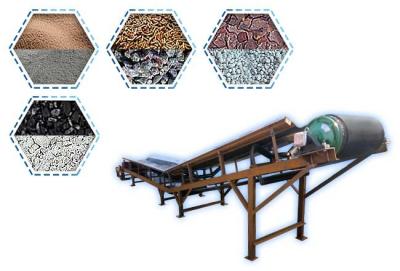 China Troughed Rubber Inclined Belt Conveyor Machine Flat Model 800mm Width for sale