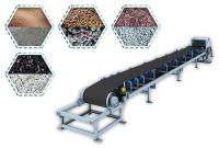 China Adjustable Speed Belt Conveyors 650mm Belt Width With Carrying Idler Roller for sale