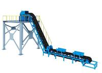 China Screw Tensioning Inclined Belt Conveyor for sale