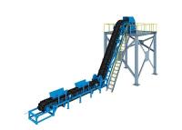 China Screw Tensioning Inclined Belt Conveyor for sale