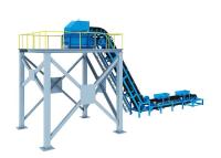 China 500mm Cleated Inclined Belt Conveyors For Bulk Material for sale