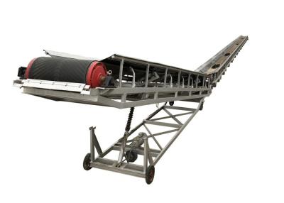 China Adjustable Lifting Height Guide Chute Belt Conveyor Machine for sale