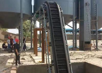 China Large Inclined Angle 70° 90° Cleated Conveyor Belt Industrial Belt Conveyors for sale