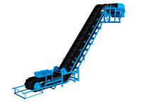 China Vertical Lifting 650mm Corrugated Sidewall Belt Conveyor Convenient Maintenance for sale