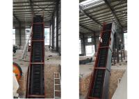 China Corrugated Baffle 800mm Large Inclination Angle Belt Conveyor Z type for sale