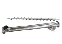 China Stainless Steel Pipe Horizontal Screw Conveyor Auger Screw Feeder for sale