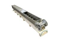 China Stainless Steel Slurry Feed 28.4m3/H U Trough Screw Conveyor Dia 400mm for sale