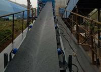 China Discharge Chute 650mm Long Distance Incline Conveyor With Hopper for sale