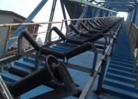 China Carbon Steel 131t/h Inclined Belt Conveyor Troughing Idler for sale