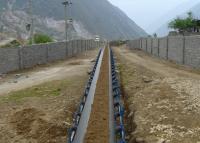 China Carbon Steel 131t/h Inclined Belt Conveyor Troughing Idler for sale